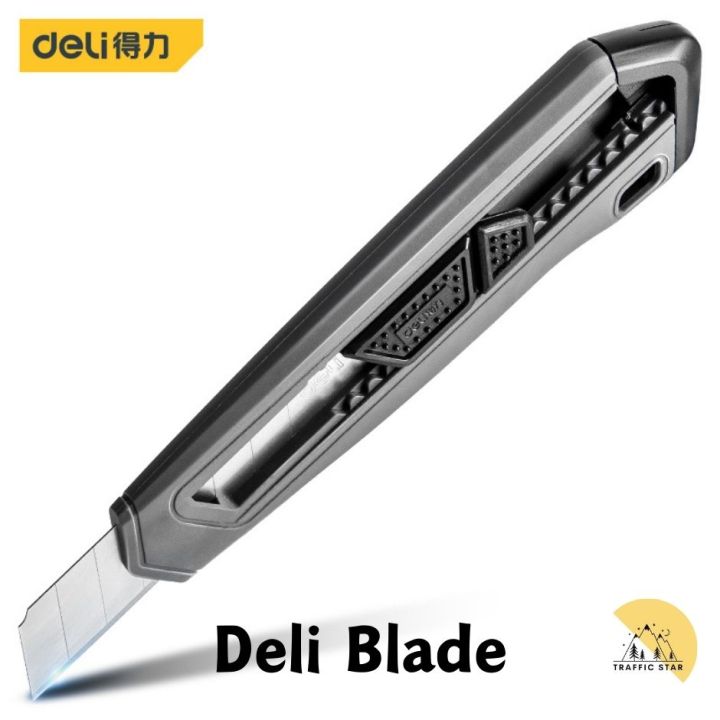 Deli Auto-lock Blade Push Button Design | Shop.com.mm