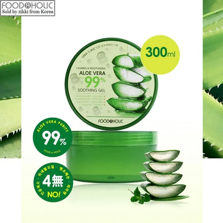 Food a Holic Aloe Vera 99% Soothing Gel 300ml | Shop.com.mm