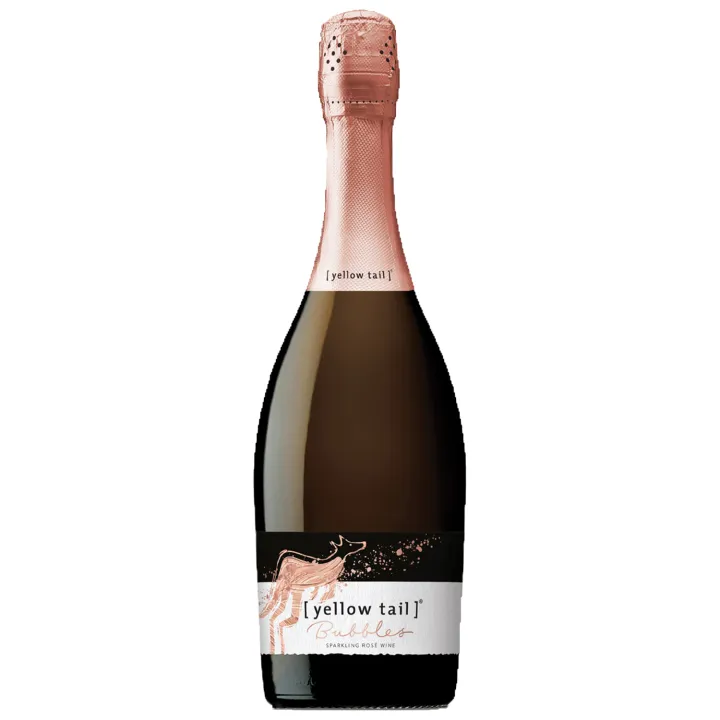 Sparkling Rose Wine Australia Yellow Tail Pink Bubbles (750 ml) | Shop ...