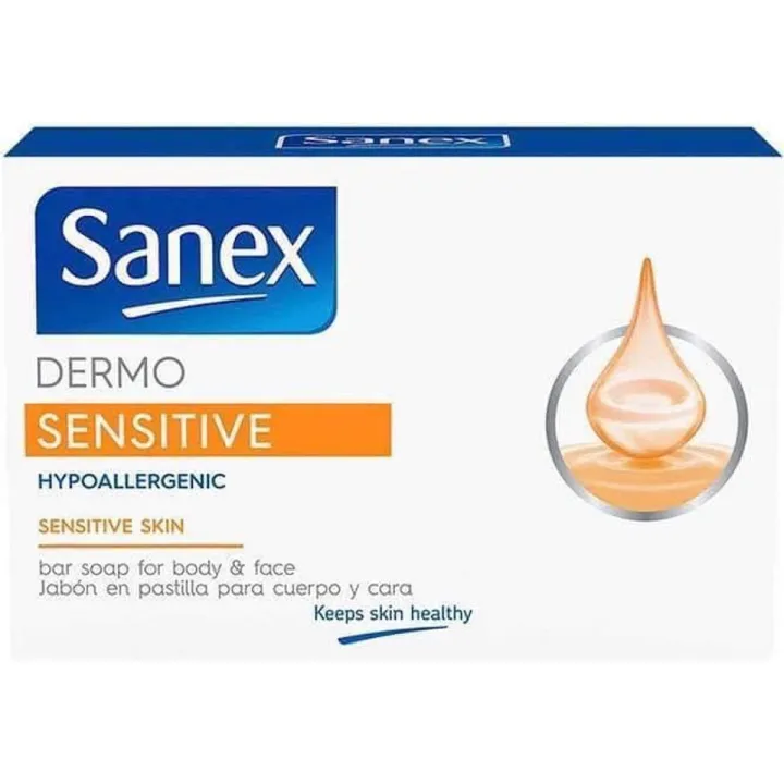 Sanex Dermo Hypo-Allergenic Sensitive Soap Bar 90g ( Made In Turkey ...