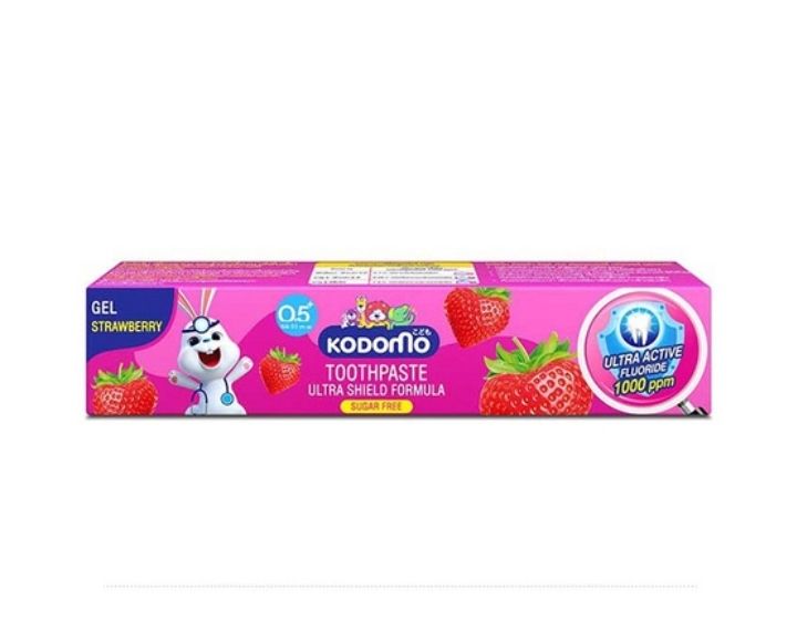 Kodomo Strawberry Toothpaste Gel 40g (Expire2026/03) | Shop.com.mm