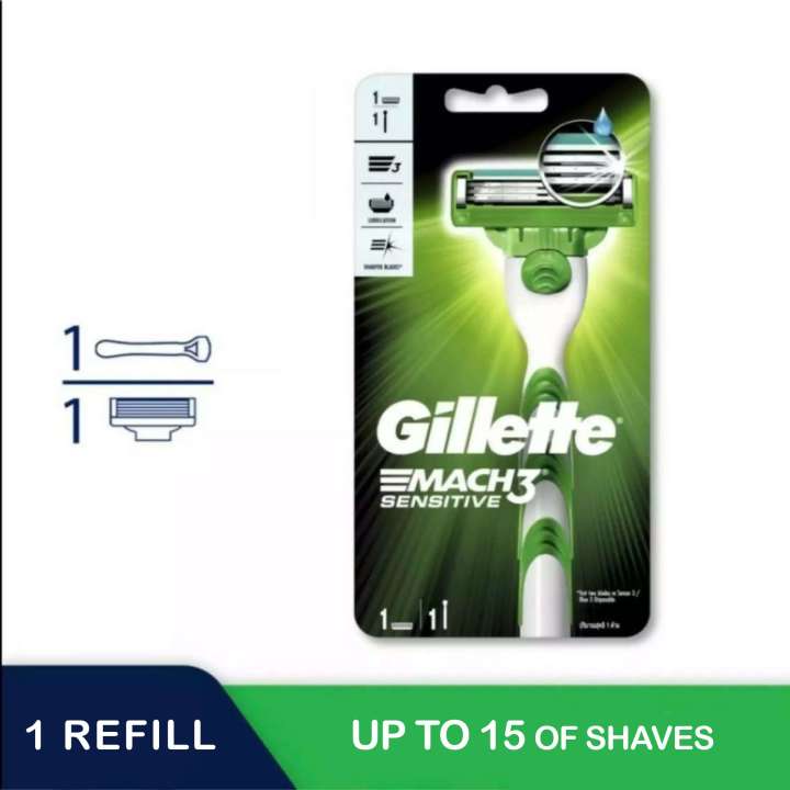 Gillette March 3 Sensitive Razor Pack | Shop.com.mm