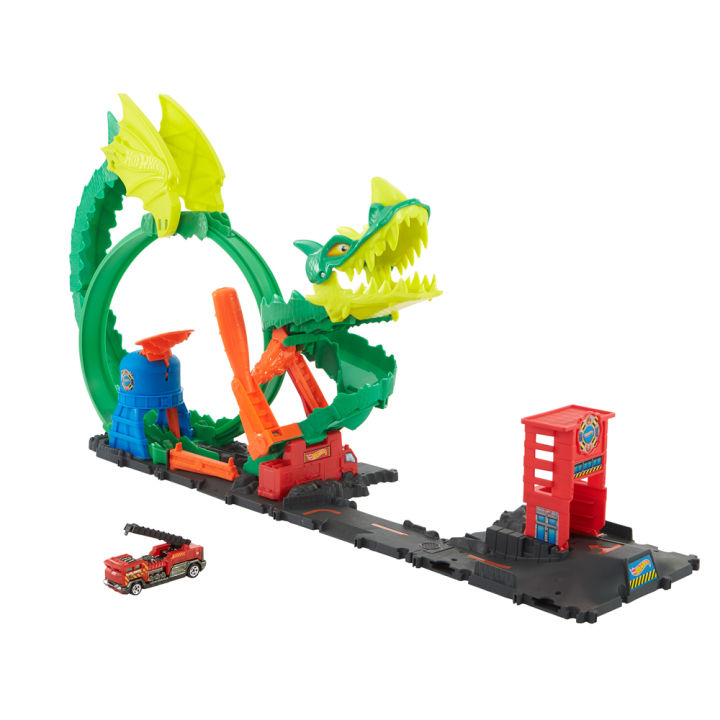 (Preorder)Hot Wheels Dragon Drive Firefight Hot Wheels City Dragon ...