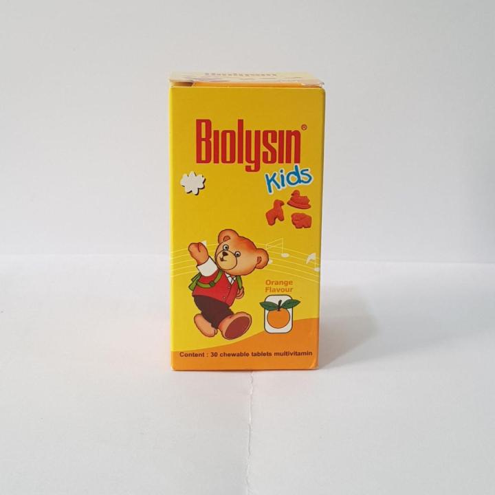 Biolysin Kids 30 Chewable Tabs | Shop.com.mm