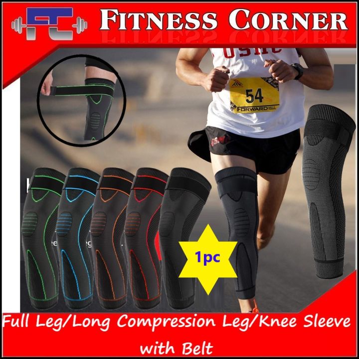 [FC] Full Leg Sleeves Long Compression Leg Sleeve Knee Sleeves with ...