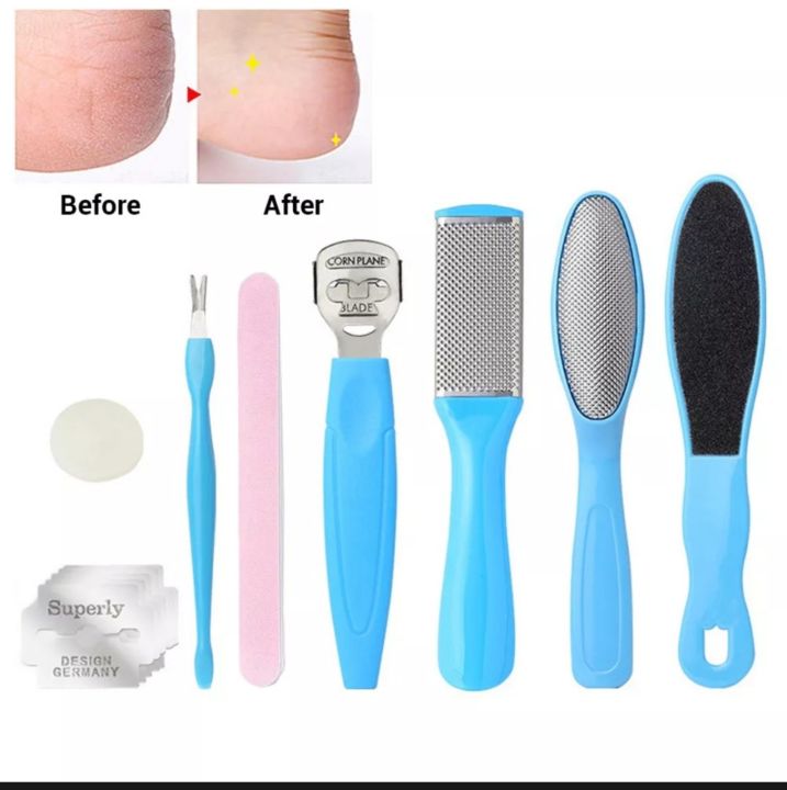 Foot File Pedicure Kit Foot Care 8 in 1 | Shop.com.mm