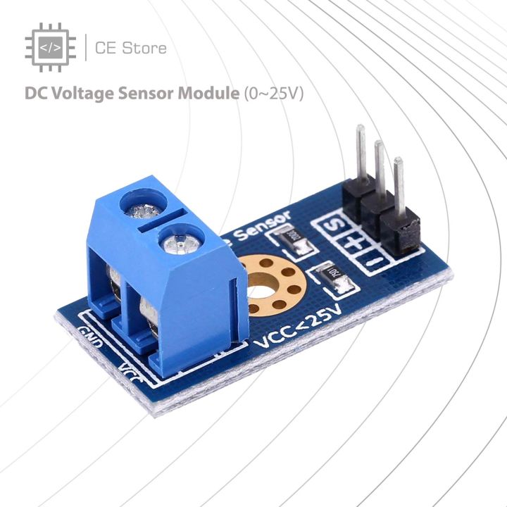 DC Voltage Sensor Module (0~25V) - CE Store | Shop.com.mm