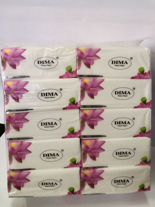 Dima Tissue Napkin (10x1)/ Dima တစ်ရှူး (၁၀x၁) | Shop.com.mm