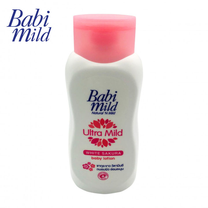 Babi Mild Ultra Mild White Sakura Baby Lotion 180ml | Shop.com.mm