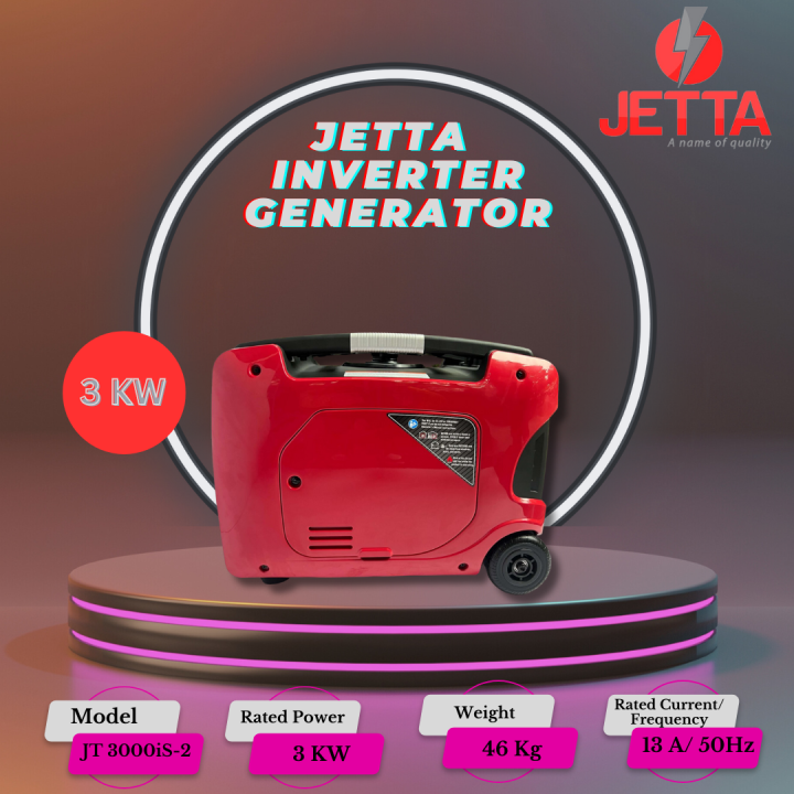 JETTA 3000IS-2 INVERTER GENERATOR (3KW) | Shop.com.mm