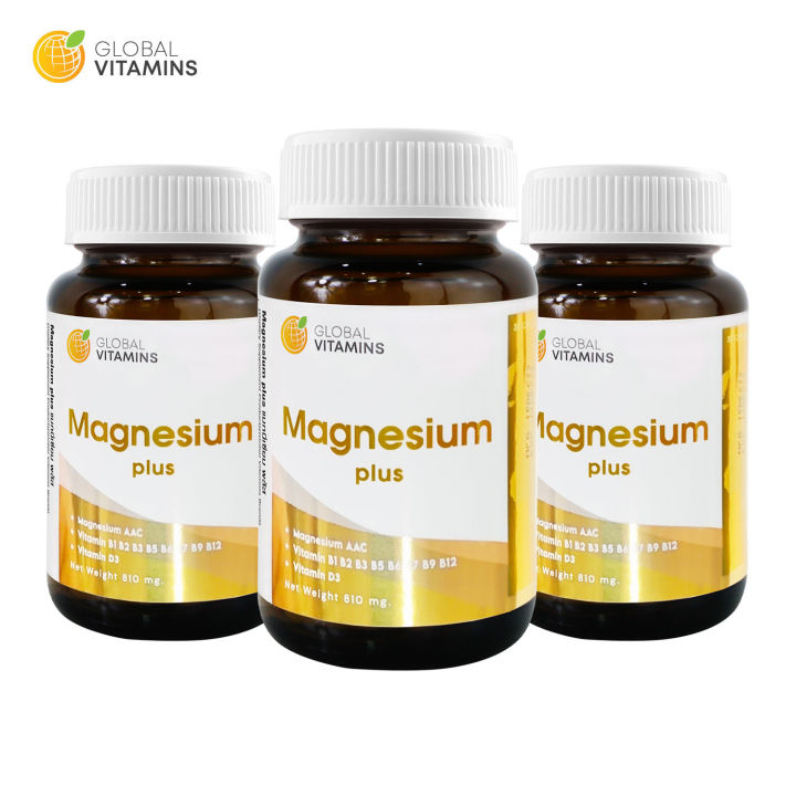 (Preorder) Magnesium plus Global Vitamins Magnesium plus Global ...