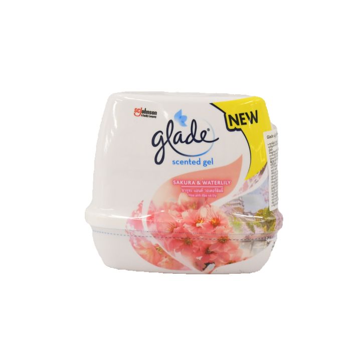 Glade Scented Gel Sakura & Waterlilly 180g | Shop.com.mm