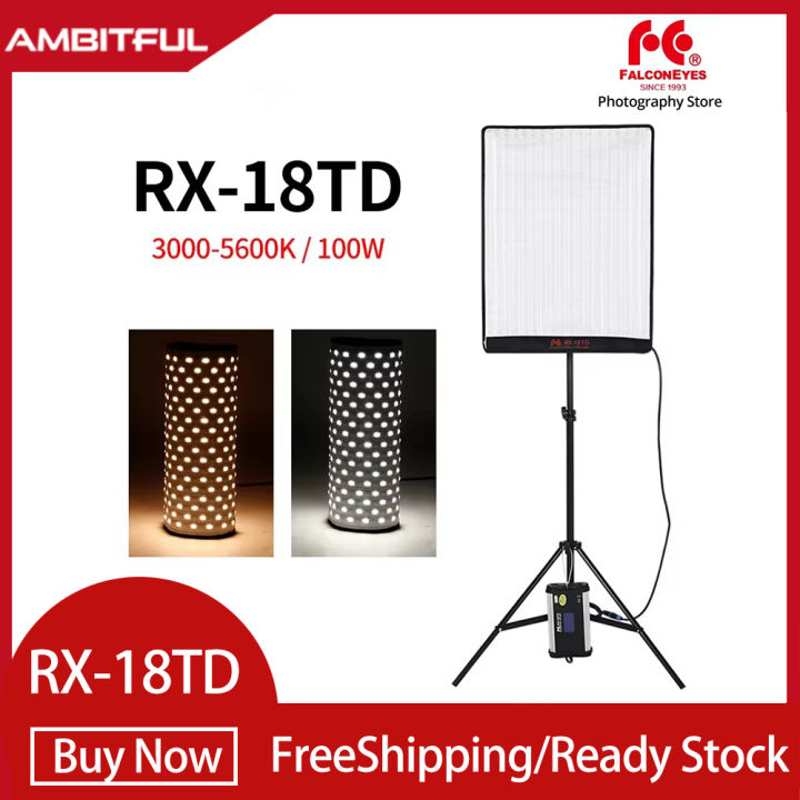 (Preorder) RX-18TD FalconEyes 100W Dimmable LED 504-piece Rotating ...