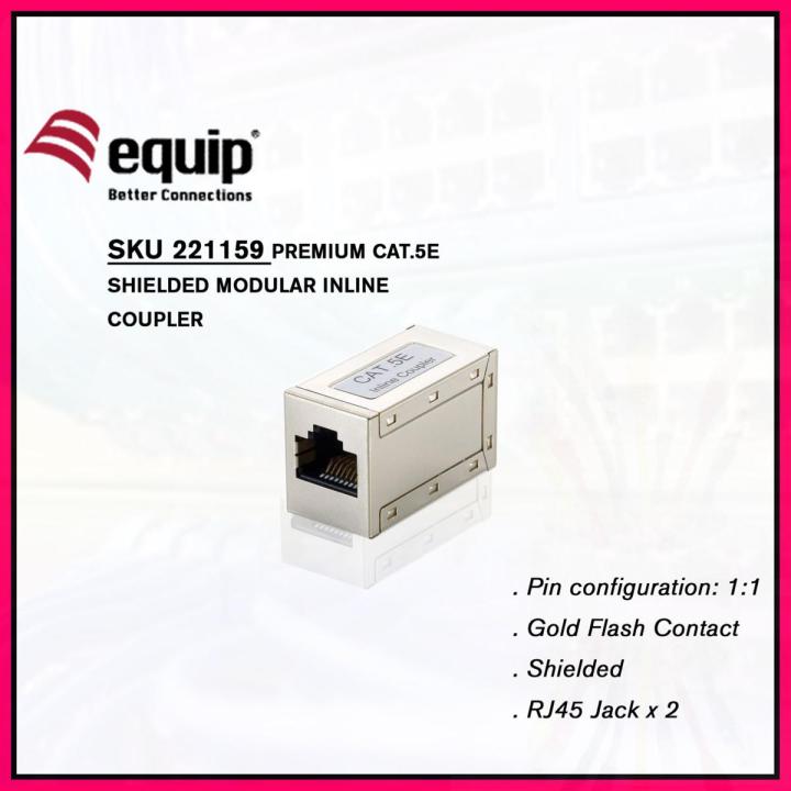 221159 PREMIUM CAT.5E SHIELDED MODULAR INLINE COUPLER | Shop.com.mm