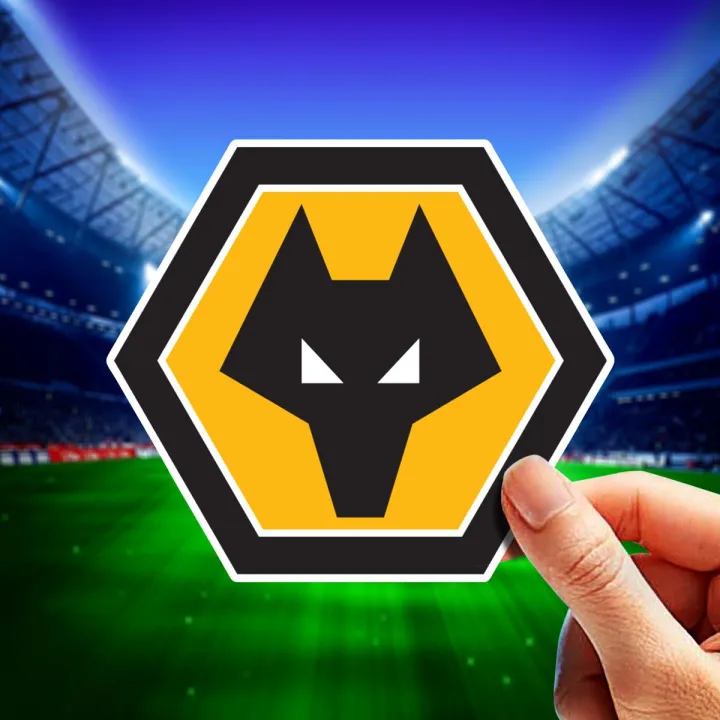 Wolverhampton Wanderers FC Soccer Team Sticker - 4 Pcs Set | Laptop ...