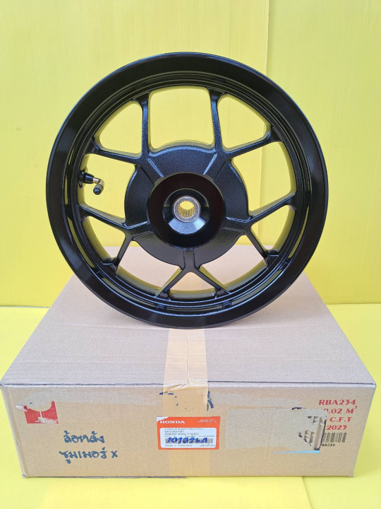 (Preorder) Zoomer X rear alloy wheel, black, new, genuine, from HONDA ...