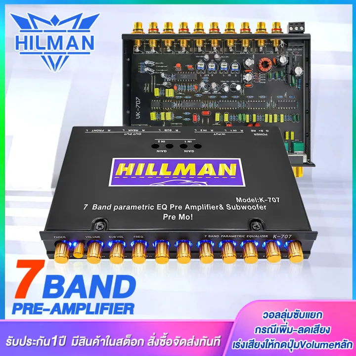 (Preorder)HILMAN 8000W Subwoofer Amplifier Class D Power Amplifier, can ...