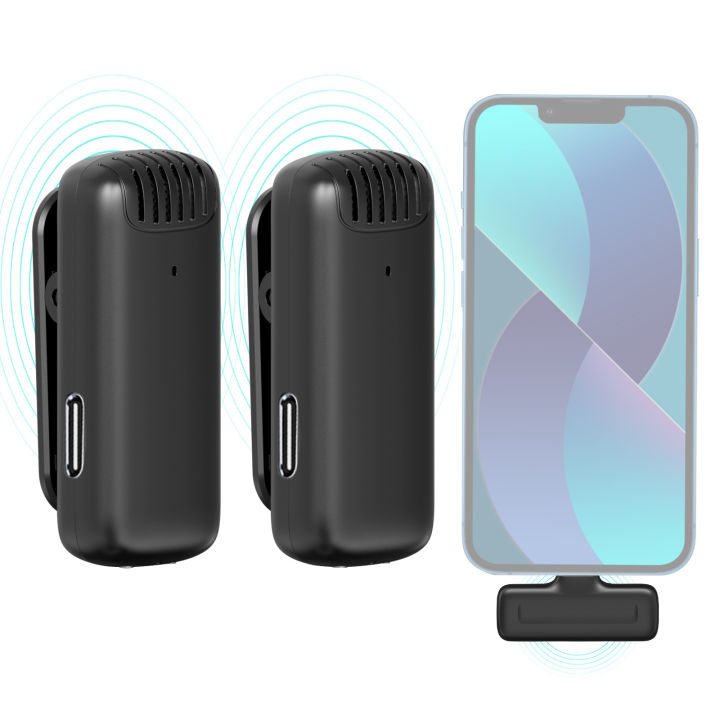 Ulanzi J12 Wireless Lavalier Microphone For Lightning | Shop.com.mm