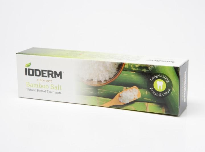 Ioderm Bamboo Salt Natural Toothpaste - 150g | Shop.com.mm