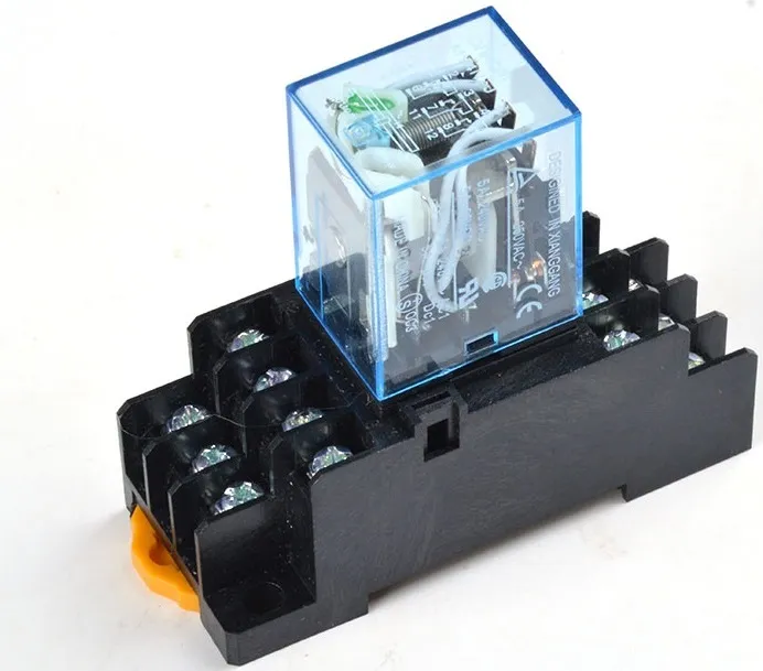 General Purpose Relay with base, coil voltage 220VAC | Shop.com.mm