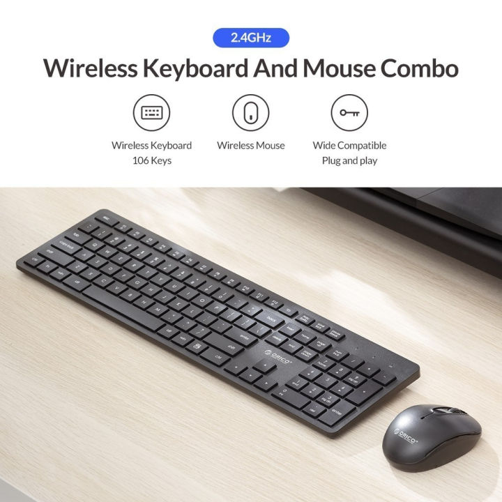 (Preorder) ORICO Wireless Wired Keyboard and Mouse Keyboard EN Keyboard ...