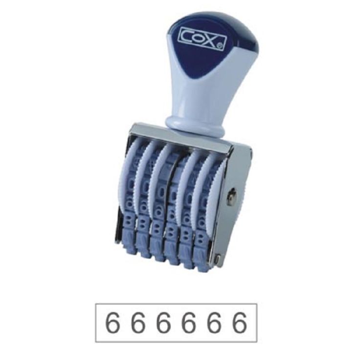COX NO4-6 NUMBER STAMP | Shop.com.mm