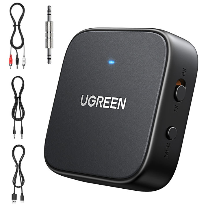 (Preorder) UGREEN UGREEN Bluetooth 5.2 Transmitter Receiver 2-in-1 Wireless Adapter 3.5mm ...