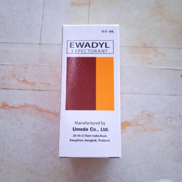 Ewadyl cough syrup (ချောင်းဆိုးပျောက်ဆေးရည်) | Shop.com.mm