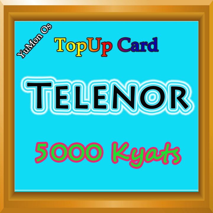 Telenor Top-Up Card | Shop.com.mm