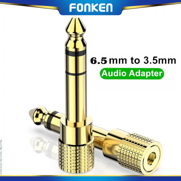 (Preorder)FONKEN 6.5mm Headphone Plug Adapter For 6.5mm Male to 3.5mm ...