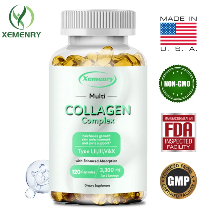 (Preorder)Multi-Collagen Complex - Blend of Collagen Types I, II, III ...