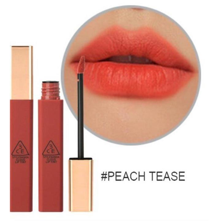 3ce Stylenanda cloud lip tint-peach tease | Shop.com.mm