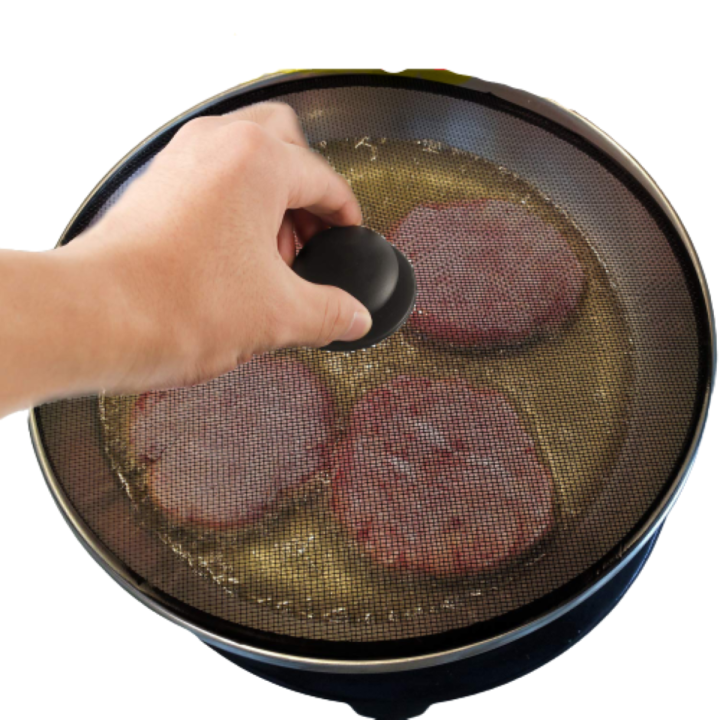 Splatter Cover- Fine Mesh Anti-Splatter Screen Cooking Pots Pans Oil ...