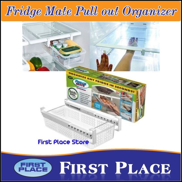 Fridge storage rack/compartment drawer/Fridge Mate Pull out Organizer ...