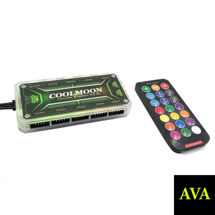 coolmoon 6 pin rgb controller | Shop.com.mm