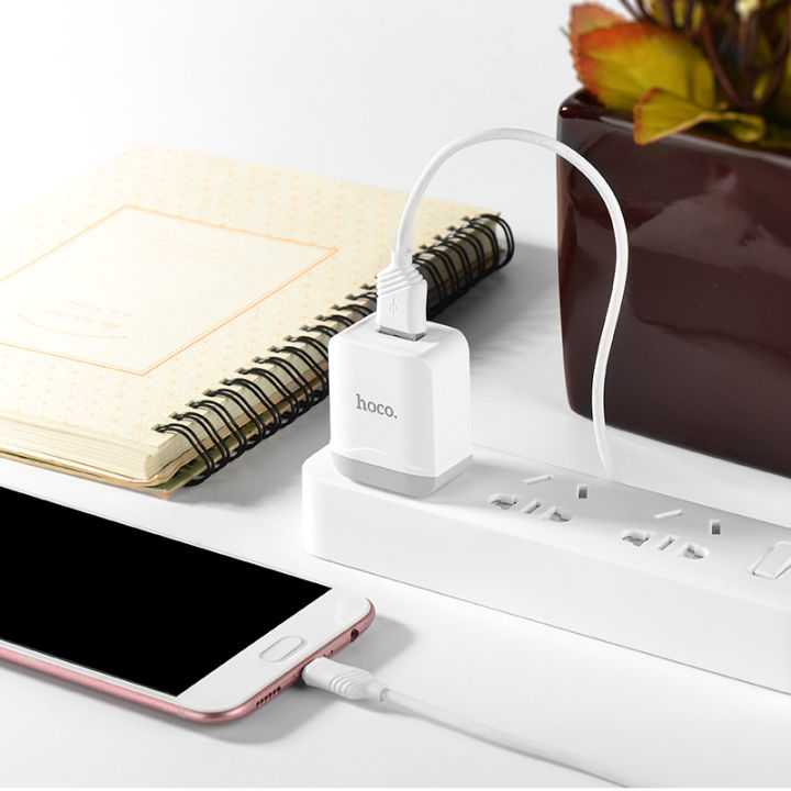 HOCO Wall charger “C22 Little superior” single USB to Lightning set ...