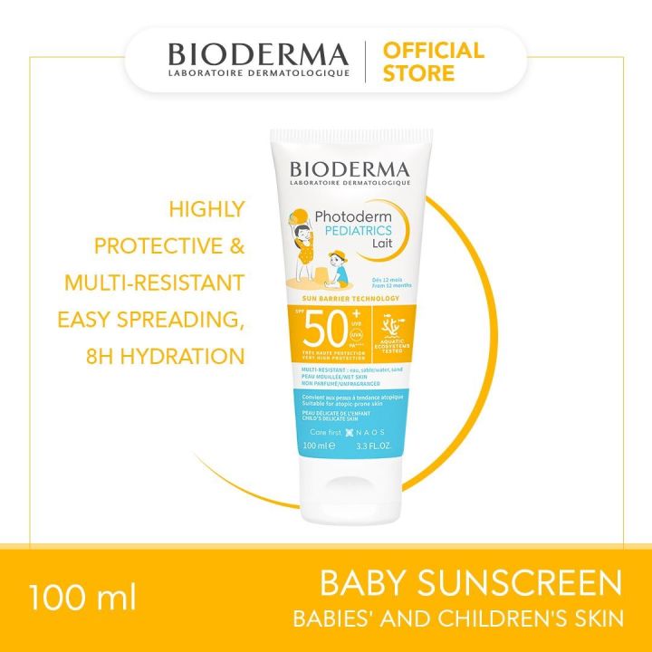 Bioderma Photoderm Pediatrics Lait Baby Suncream SPF50+ 100 ml | Shop ...