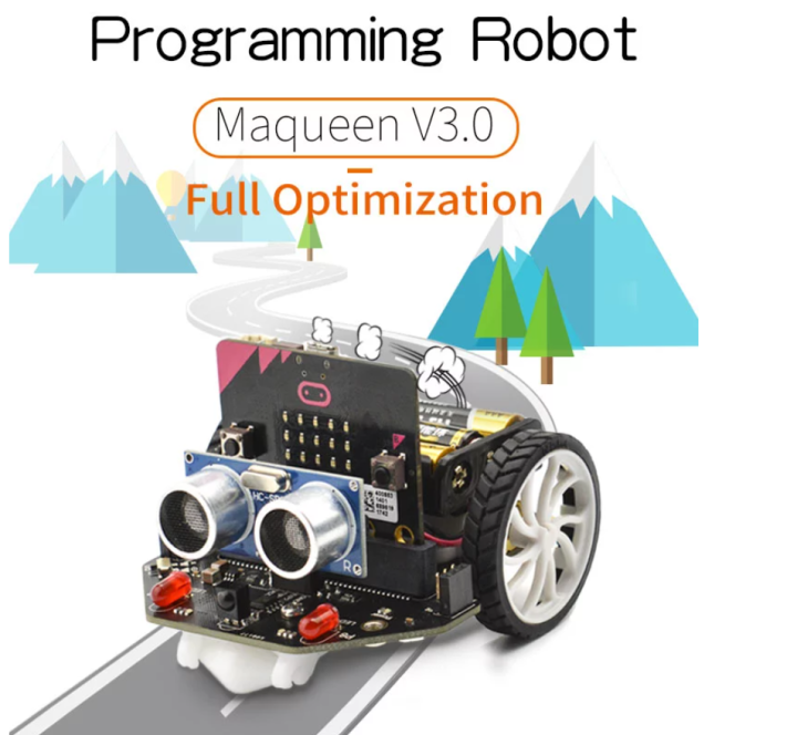 Maqueen Micro:Bit Educational Programming Robot Platform for STEM ...