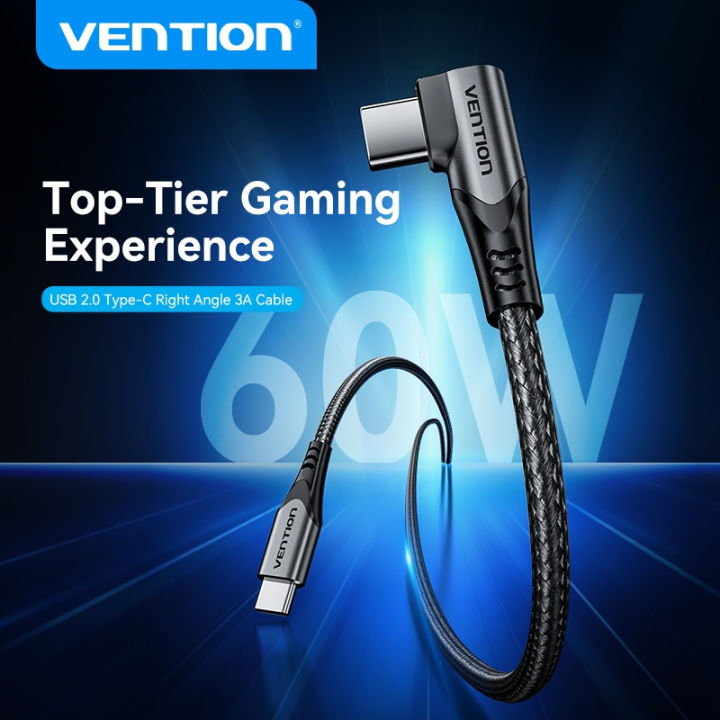 (Preorder) Vention USB 2.0 Type-C Cable 3A 480Mbps Aluminum Alloy USB ...