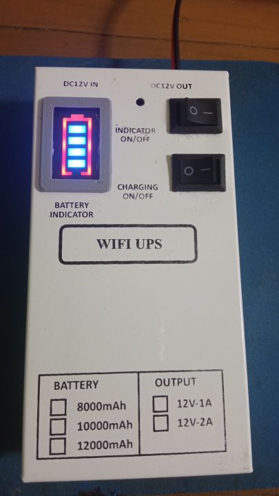 Special WiFi MyanmarNet UPS 15000mAh with Battery indicator for All ...