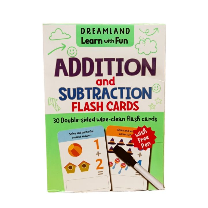 ADDITION AND SUBTRACTION FLASH CARDS | Shop.com.mm