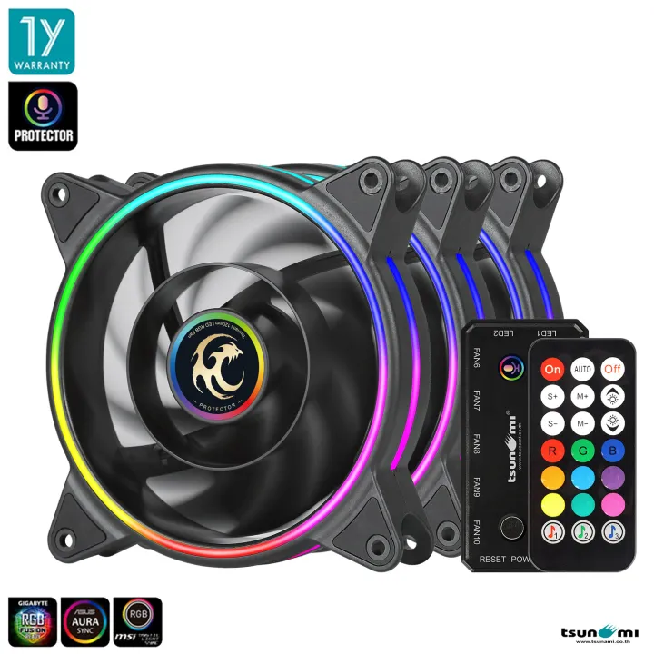 (Preorder) Tsunami Protector 1250 Cooling Fan (ARGB Ready) 12CM Multi ...