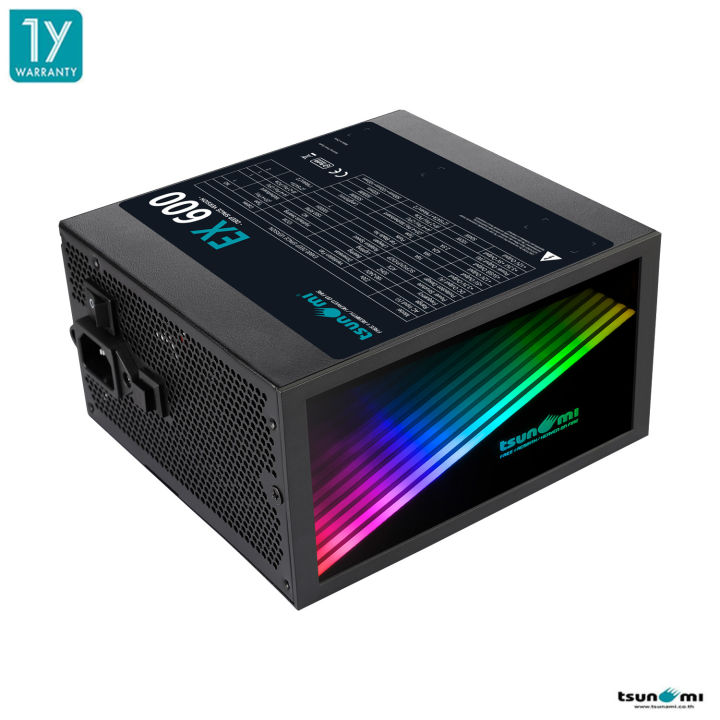 (Preorder) Tsunami EX600 DeepSpace Version 600W Power Supply | Shop.com.mm