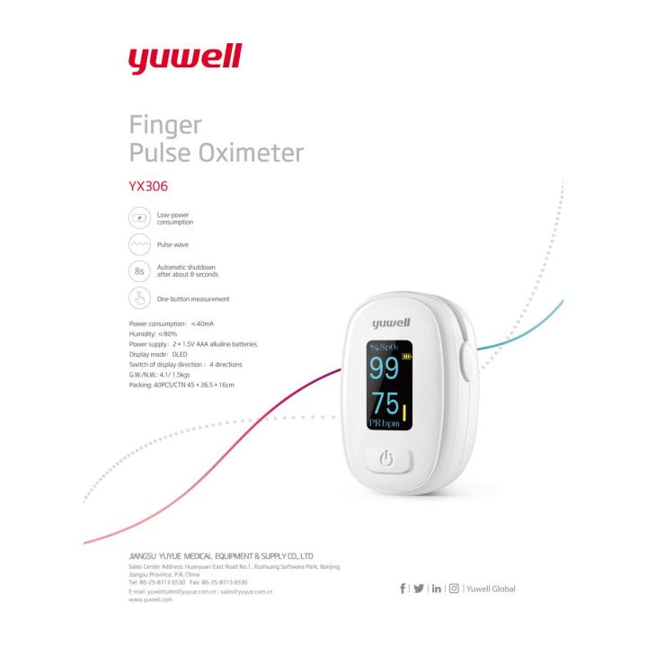 yuwell Oximeter YX306 | Shop.com.mm