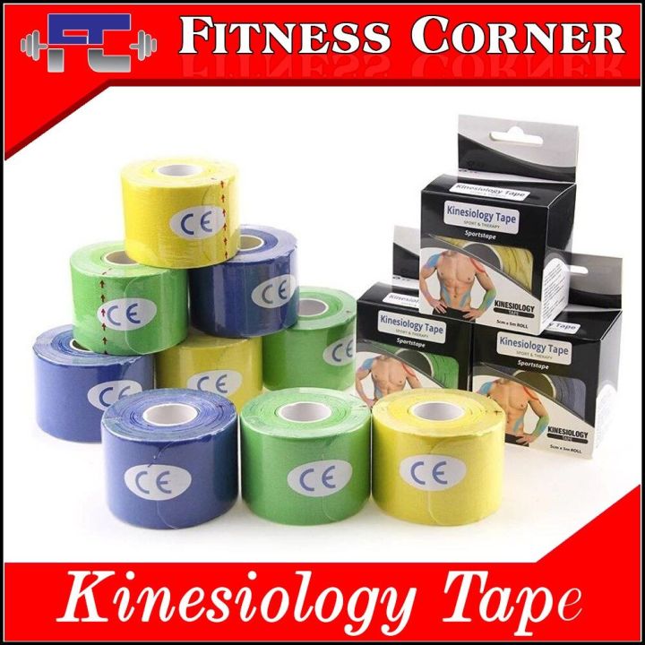 [FC] Kinesiology Tape/Pain Relief Adhesive /Muscle Support Aid/Sports ...