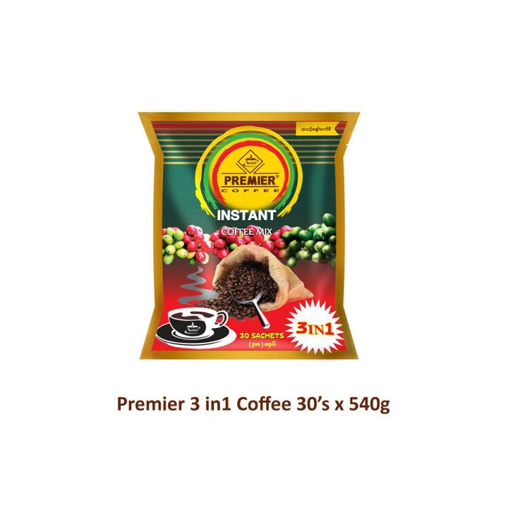 Premier 3in1 Instant Coffee 18g*30s | Shop.com.mm