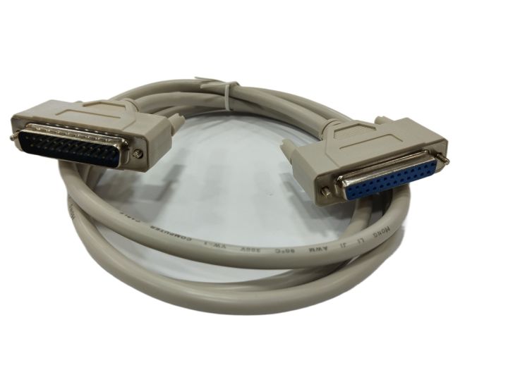 25pin male to female cable 1.5m | Shop.com.mm