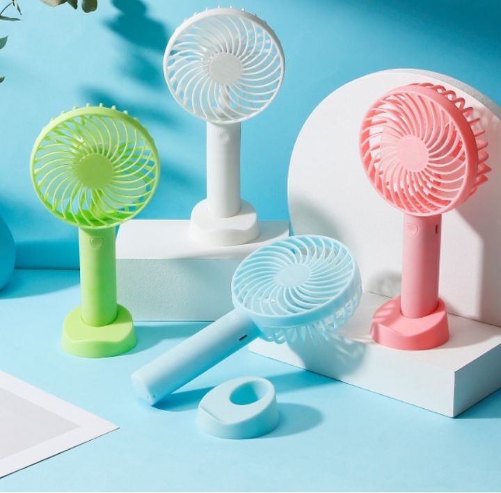 Mini Portable Stand Fan Rechargeable | Shop.com.mm