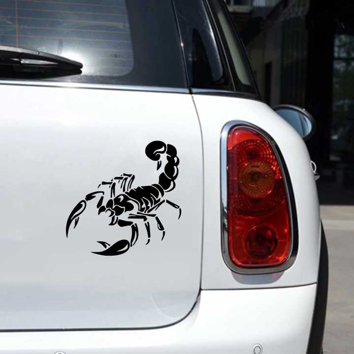 Scorpion - Laptop, Wall, Car Sticker Decal - HMC015-Black | Shop.com.mm