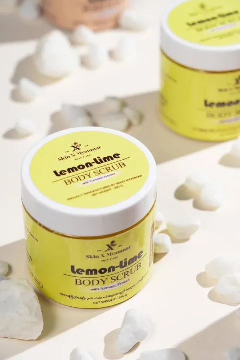 Skin X myanmar lemon body scrub 250g | Shop.com.mm